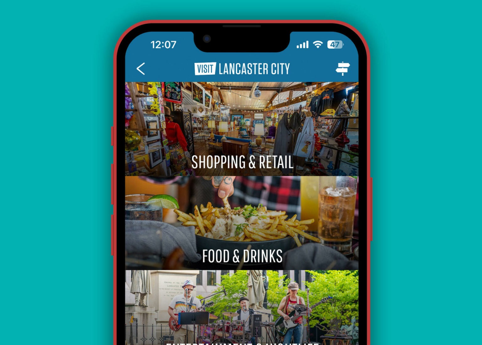 Visit Lancaster City Mobile App - Visit Lancaster City