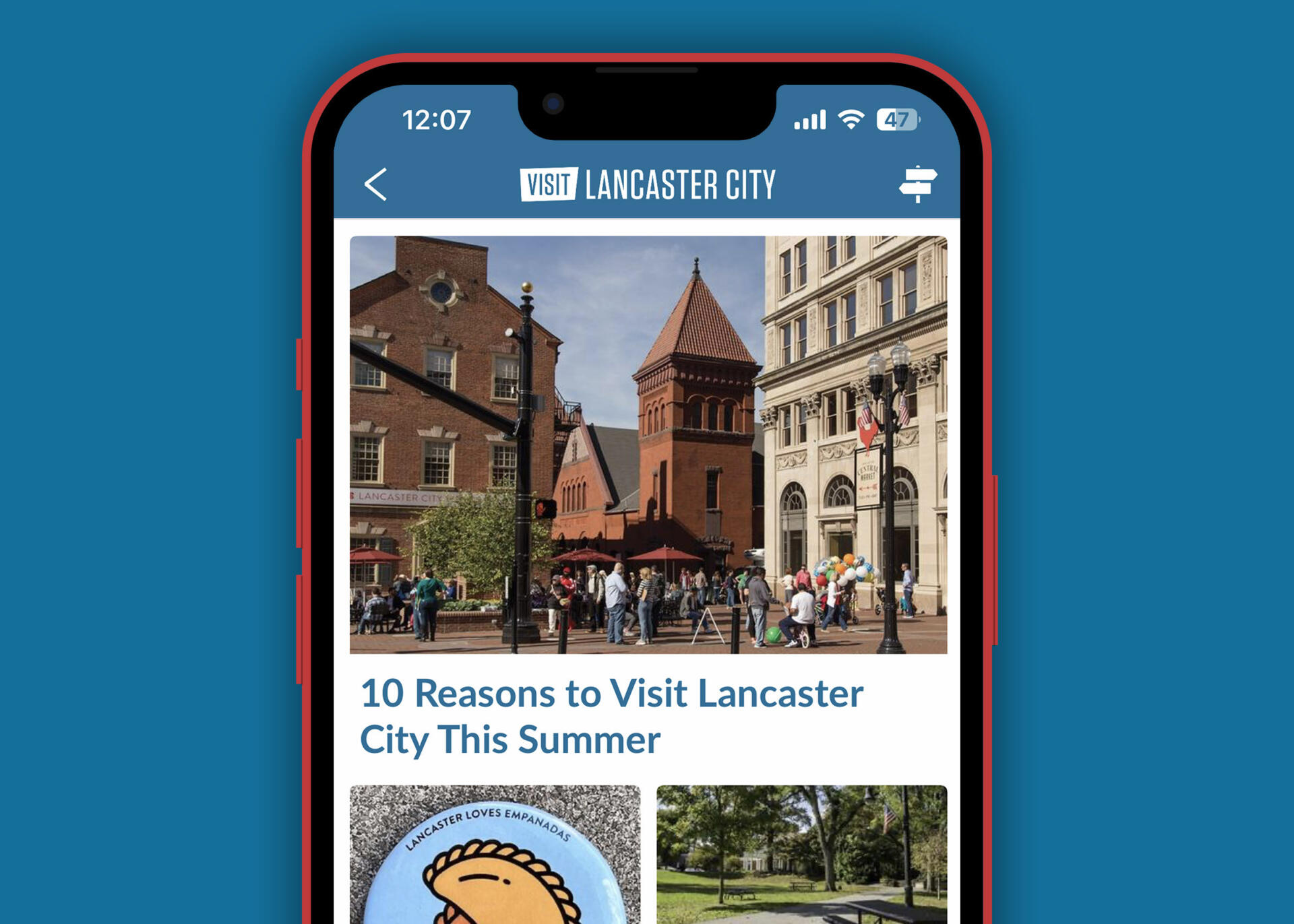 Visit Lancaster City Mobile App - Visit Lancaster City